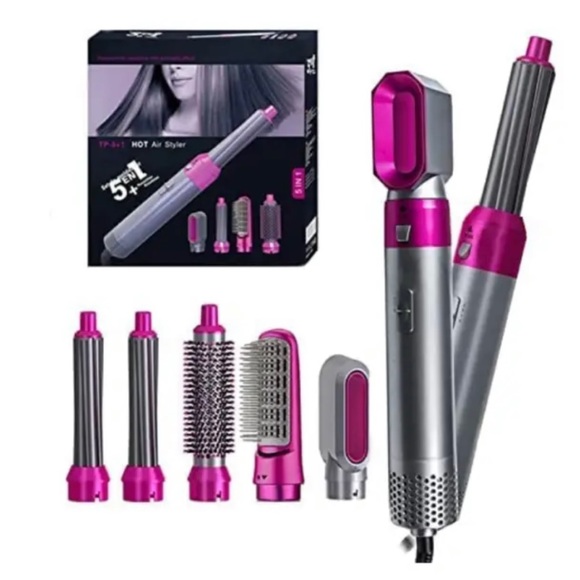 Hair | 5 In 1 Hair Air Wrap Styler Volumizer Rotating Hairdryer Curler ...